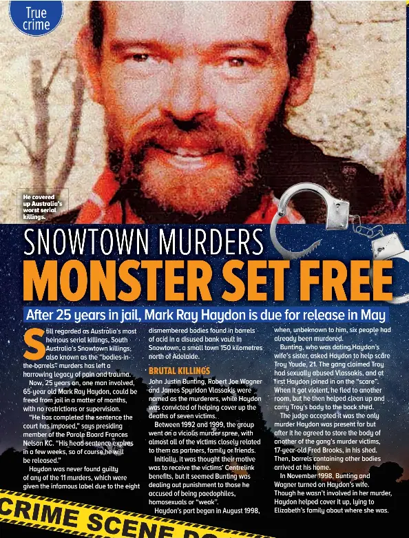 SNOWTOWN MURDERS MONSTER SET FREE - PressReader