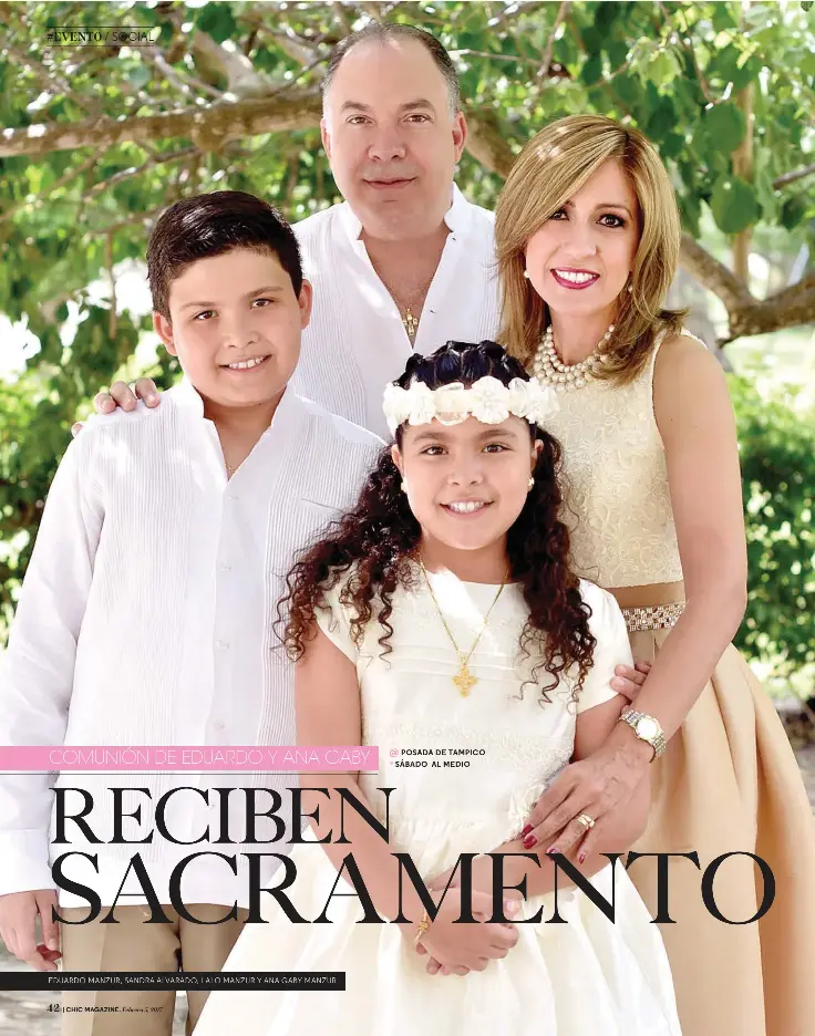 Eduardo y Ana Gaby celebran su primera Comunión - PressReader