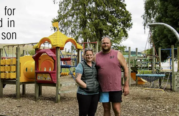 Fundraiser for playground in honour of son - PressReader