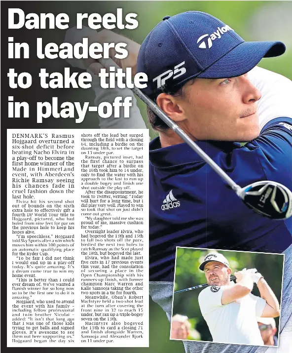 Dane reels in leaders to take title in play-off - PressReader