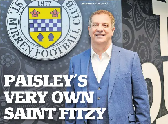 PAISLEY’S VERY OWN SAINT FITZY - PressReader