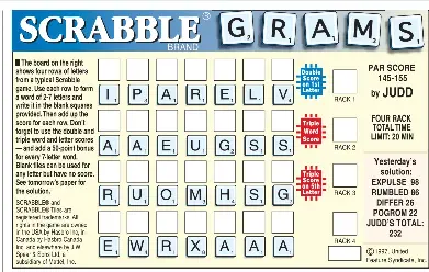 SCRABBLE GRAMS - PressReader