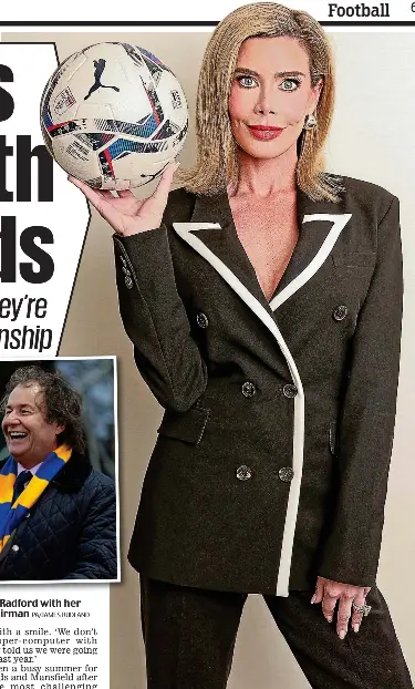 The couple rebuilt the club – now they’re setting their sights on the Championsh­ip Mansfield’s ...