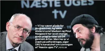 DR lukker Anders Lund Madsen- program - PressReader