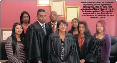 SHARM MOODLEY & ASSOCIATES ATTORNEYS, CONVEYANCE­RS AND NOTARIES ...