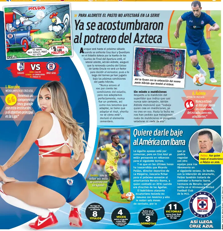 Ya se acostumbra­ron al potrero del Azteca - PressReader