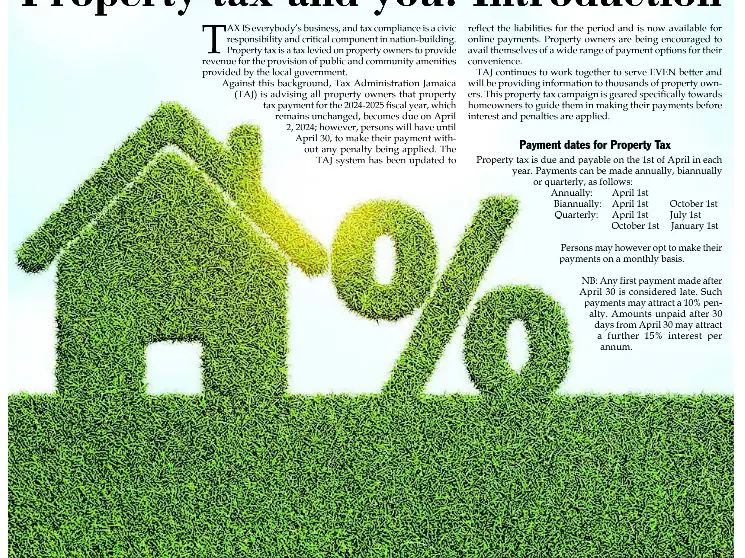 Property tax and you: Introducti­on - PressReader