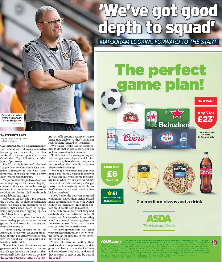 ‘We’ve got good depth to squad’ - PressReader