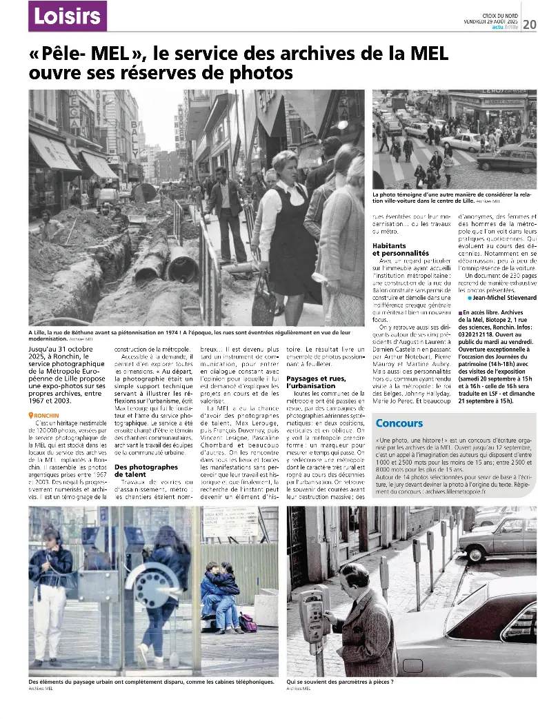 «Pêle- MEL», le service des archives de la MEL ouvre ses réserves de photos - PressReader