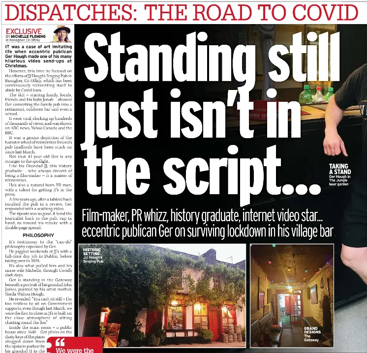 Standing still just isn’t in the script... RECOVERY - PressReader