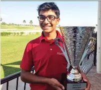 Meet Rayan Ahmed, a young Dubai-based elite golfer with king-size dreams - PressReader