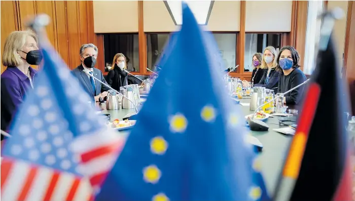 Blinken: Rysk aggression kommer mötas med kraft - PressReader