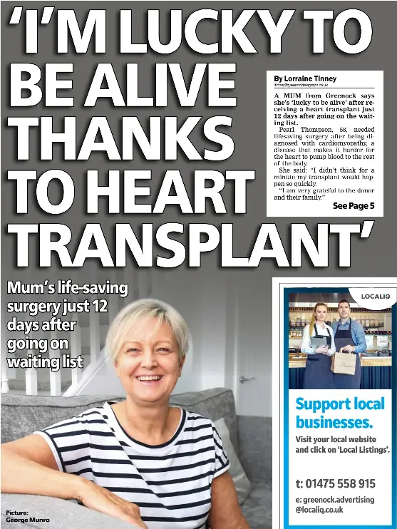 ‘I’M LUCKY TO BE ALIVE THANKS TO HEART TRANSPLANT’ - PressReader