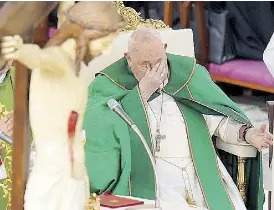 Pope Francis has double pneumonia, Vatican says - PressReader
