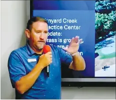 New golf practice center taking shape; tour slated - PressReader