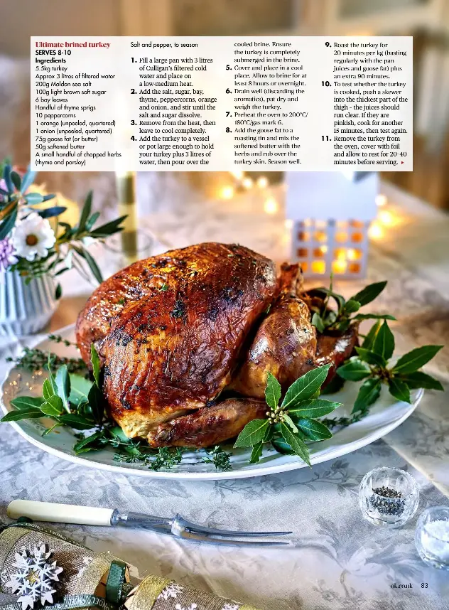 Ultimate brined turkey - PressReader
