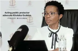 No action on public protector findings - PressReader