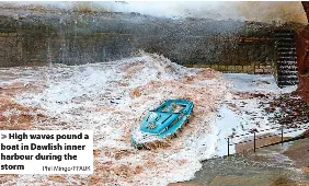 Storm breaches seafront rail defences - PressReader