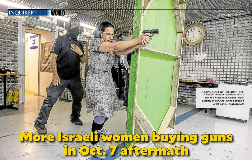 More Israeli women buying guns in Oct. 7 aftermath - PressReader