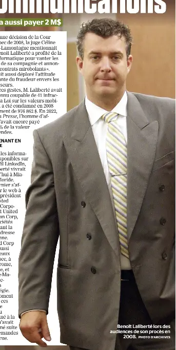 La prison pour un patron des télécommun­ications - PressReader
