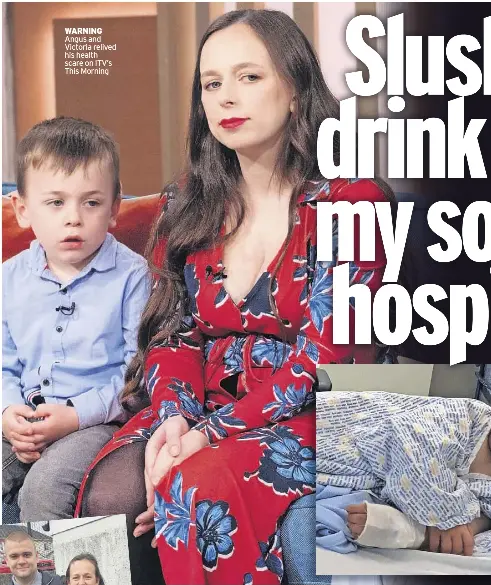 A mum told of her terror as her toddler collapsed after drinking a ...