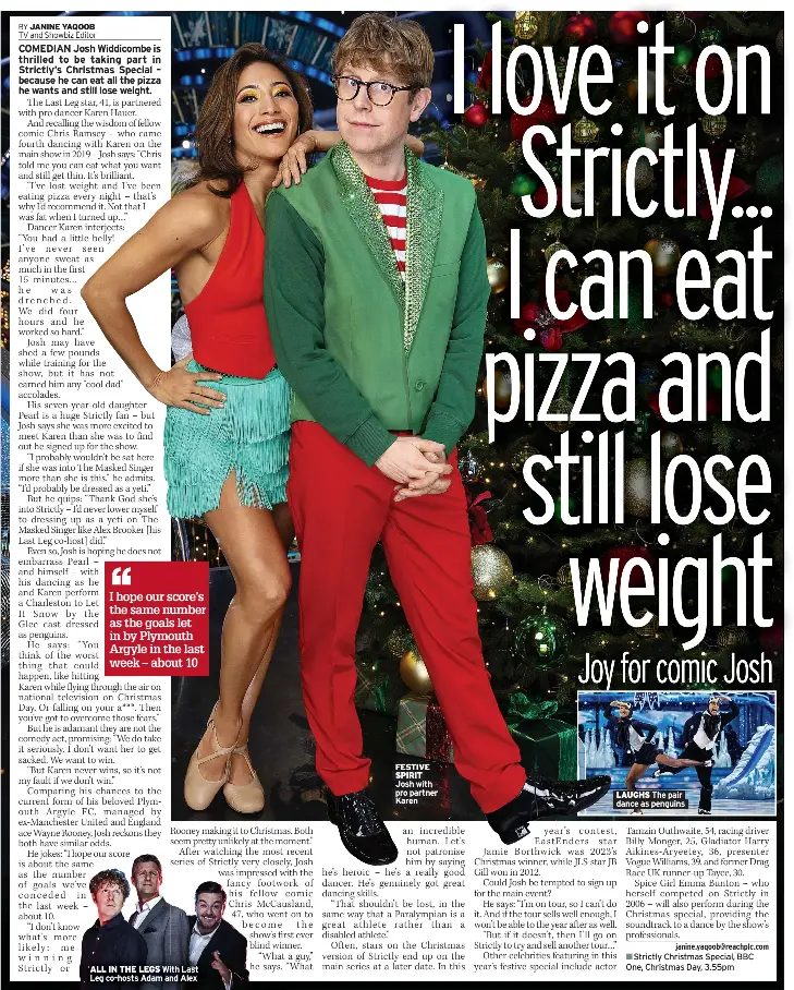 I love it on Strictly... I can eat pizza and still lose weight - PressReader