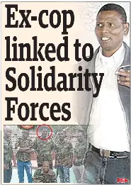 Ex-cop linked to Solidarity Forces - PressReader