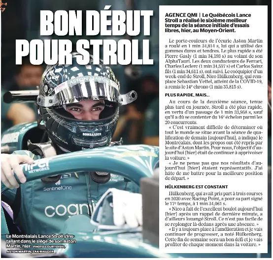 BON DÉBUT POUR STROLL - PressReader