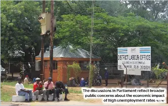 Unemployme­nt hot topic in Parly - PressReader