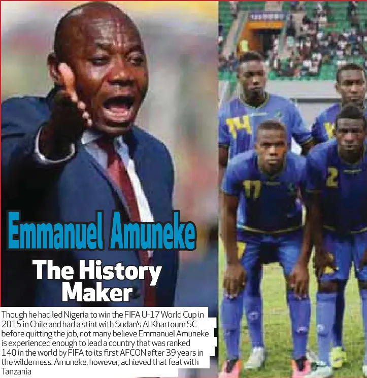 Emmanuel Amuneke The History Maker - PressReader