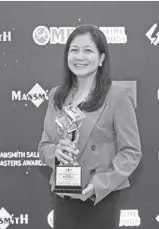 Mondelēz Internatio­nal Head Aleli Arcilla named Mansmith Sales Master - PressReader