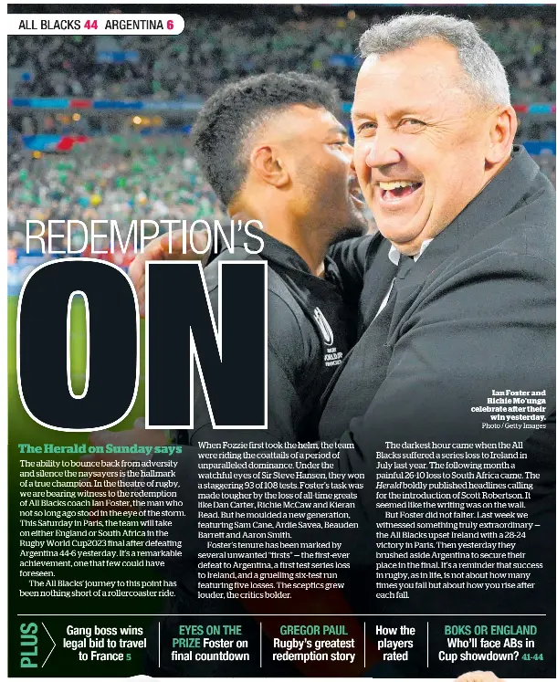 REDEMPTION’S ON - PressReader