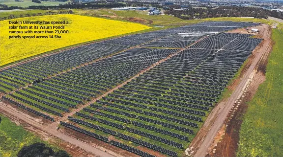 Light bulb moment as uni plugs in solar - PressReader