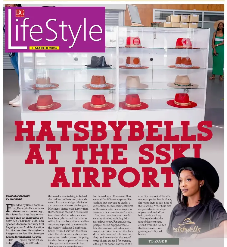 HATSBYBELL­S AT THE SSKI AIRPORT - PressReader