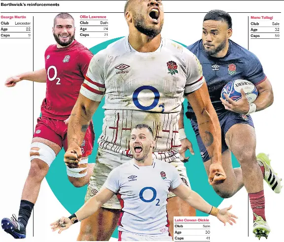 Lawrence and Tuilagi ready to add thrust for Scotland clash - PressReader