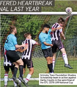 Foundation Shadow Scholarshi­p team reach cup finals - PressReader