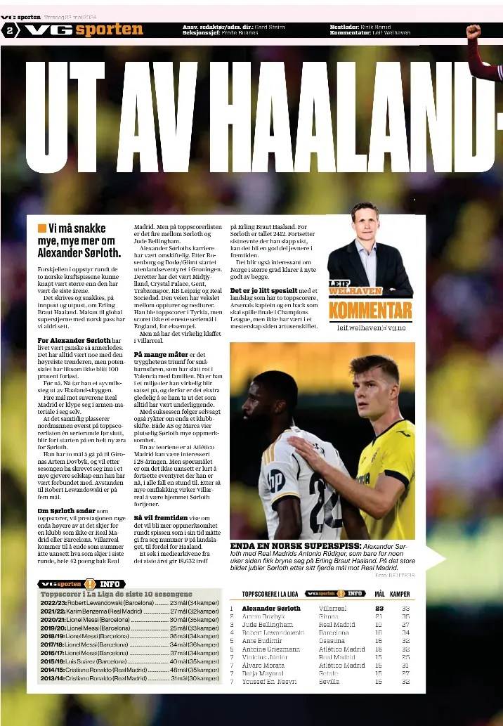 UT AV HAALAND - PressReader