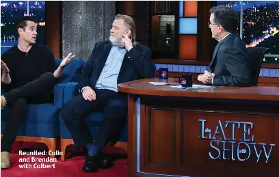 Clapped out! Colin tried to skip standing ovation - PressReader