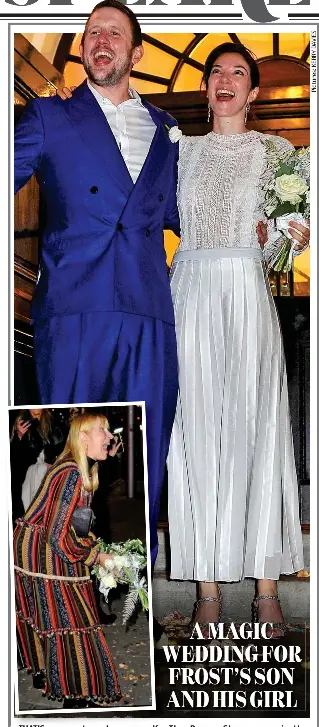 A MAGIC WEDDING FOR FROST’S SON AND HIS GIRL - PressReader