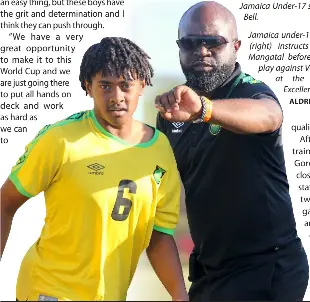 Gordon sees a third World Cup berth for U17s - PressReader