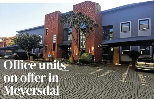 Office units on offer in Meyersdal - PressReader