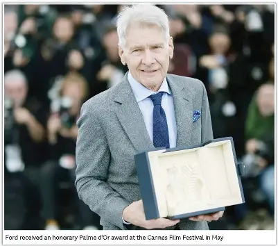 IT’S ALL OVER, HARRISON FORD SAYS GOODBYE - PressReader