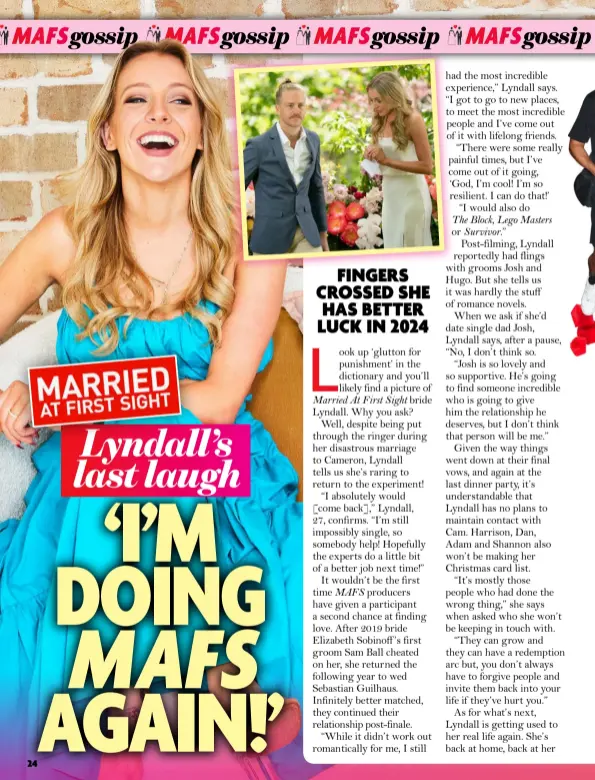 ‘I’M DOING MAFS AGAIN!’ - PressReader