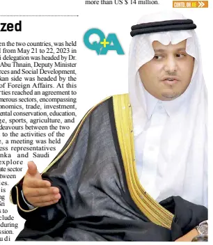 SAUDI ARABIA - SRI LANKA POISED TO EXPAND TRADE TIES - SAUDI ENVOY - PressReader