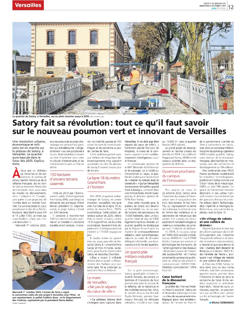 Satory fait sa révolution: tout ce qu’il faut savoir sur le nouveau ...