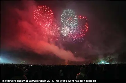 Dampener for Bonfire Night as events called off - PressReader