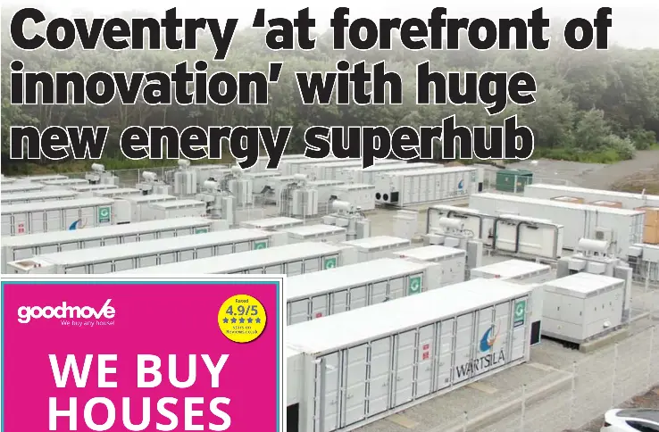 Coventry ‘at forefront of innovation’ with huge new energy superhub ...