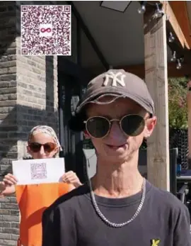 Amber en Michiel vragen 1 euro om zieke kinderen naar camping te laten ...