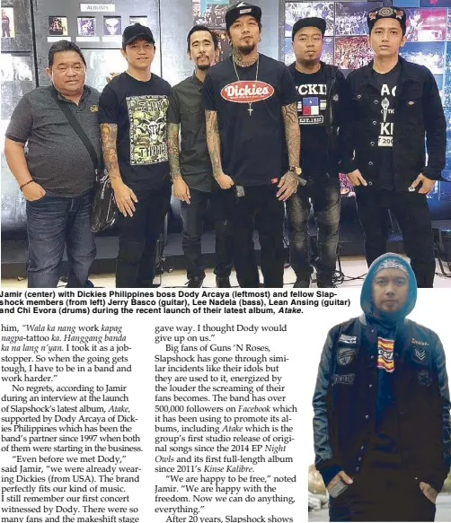 The rocker with multi-imaged tattoos - PressReader