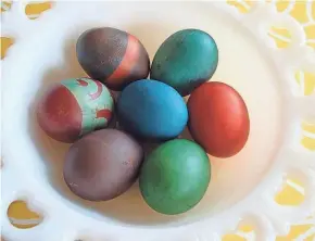 DYE YOUR EASTER EGGS THE NATURAL WAY - PressReader